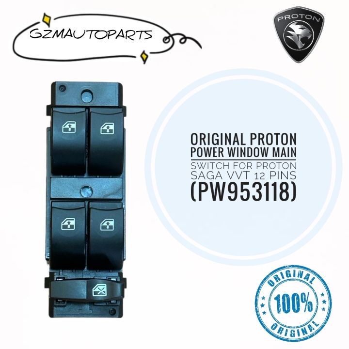 ORIGINAL PROTON POWER WINDOW MAIN SWITCH FOR PROTON SAGA VVT 12PINS ...
