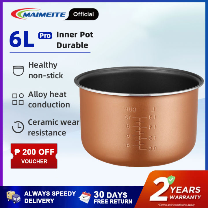 MAIMEITE cooker Special for inner tank 6L Capacity Replacement Non ...