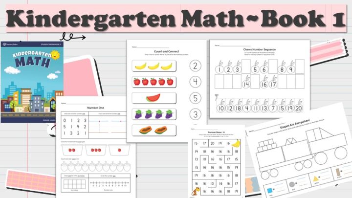 [PRE179] 452 pages Kindergarten Math Book(1) Worksheet for Pre-school ...