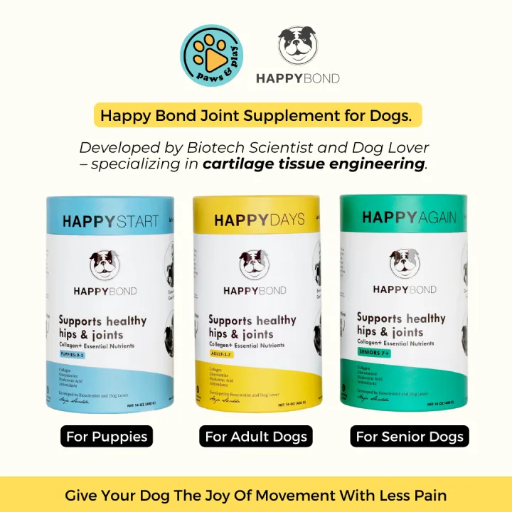 Happy Bond Joint Supplement (Happy Start / Happy Days / Happy Again ...