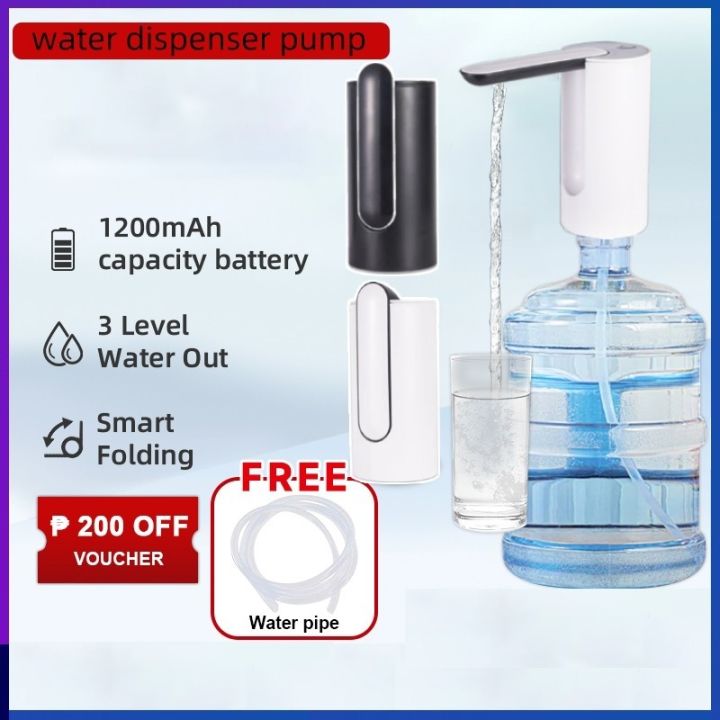 Water Bottle Pump USB Rechargeable Automatic Water Dispenser Pump ...