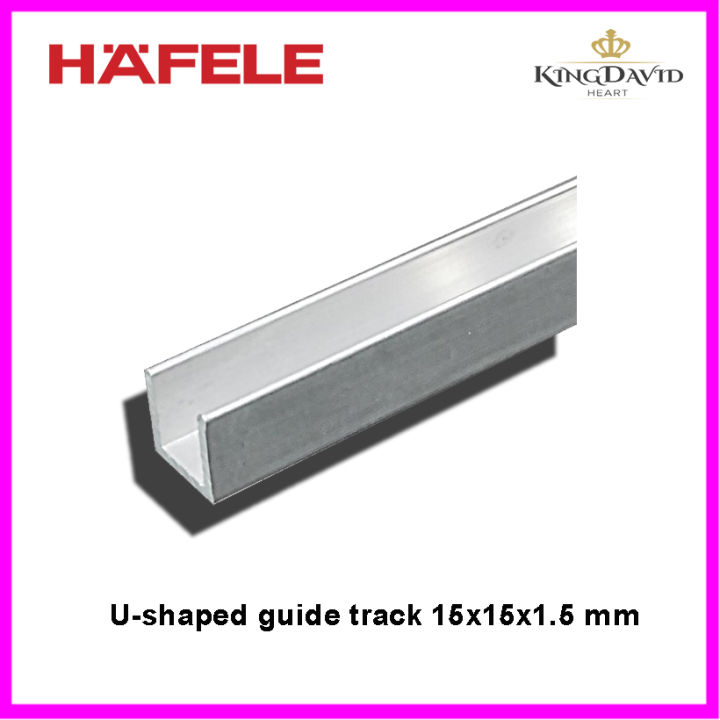 Hafele U-shaped guide track 15x15x1.5 mm | Lazada PH