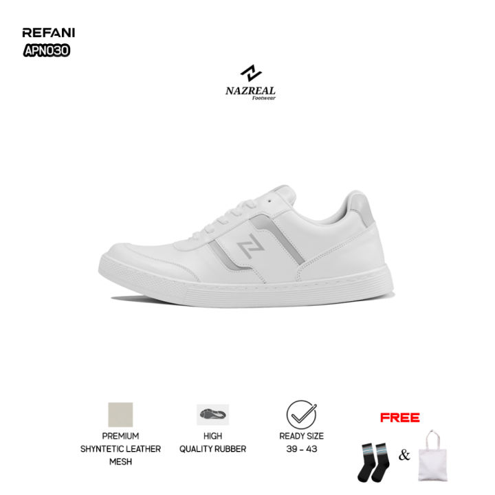 NAZREAL FOOTWEAR - Sepatu Sneakers Casual Pria terbaru Refani APN030 ...