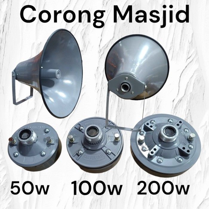 Speaker Çorong Masjid Corong Toa 20 inch 50 Watt 100 Watt 200 Watt ...
