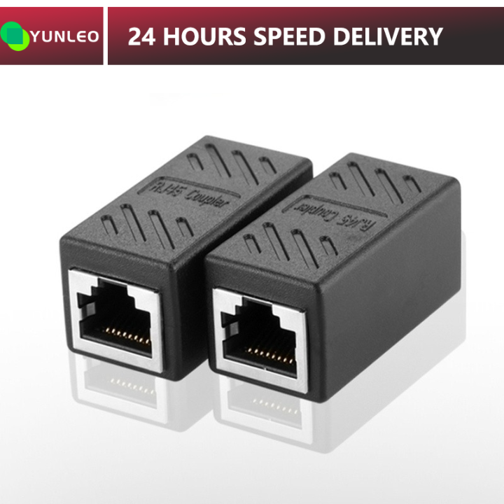 rj45 extension cable cat7 / 6 / 5e 8p8c ethernet adapter female ...