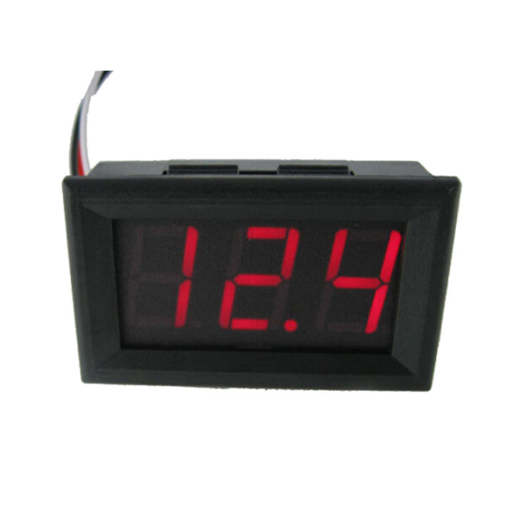 null DC 0-30V 3 wire LED digital display panel volt meter voltage ...