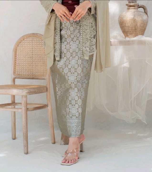 Rok songket Lilit Tenun Batik // Bawahan Kebaya Modern // Rok Songket ...