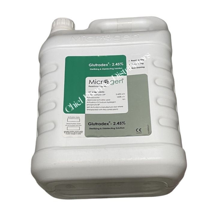 5 Litre GLUTRADEX (Cidex ) HIGH LEVEL INSTRUMENT DISINFECTANT ...