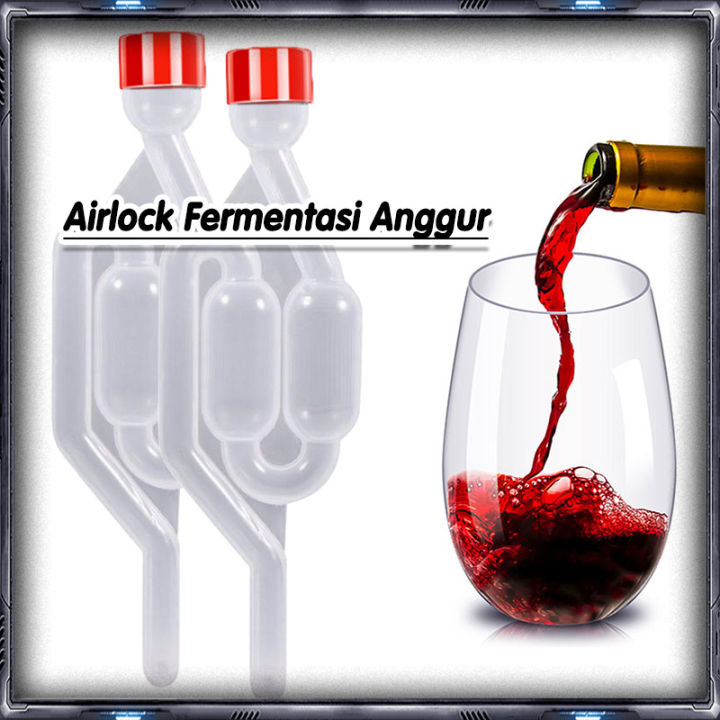 Katup Homebrew Airlock Satu Arah Untuk Fermentasi Wine | Lazada Indonesia