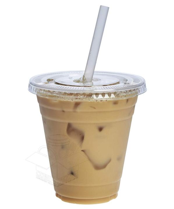 12oz Frappe/Milktea PET Cups with Flat Lids 50pcs | Lazada PH