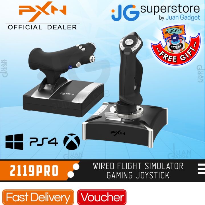 PXN 2119 Wired Game Joystick Computer Flight Game Controller Joystick ...