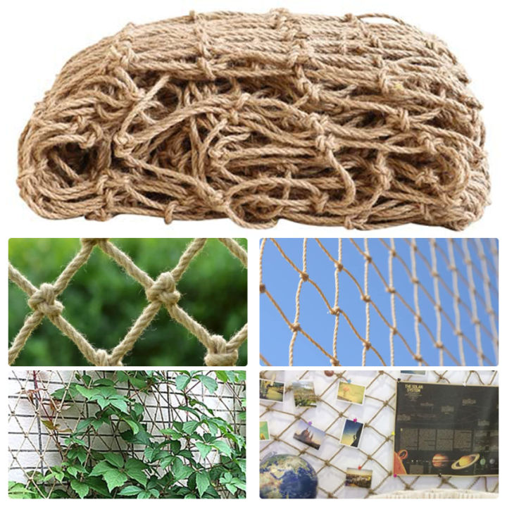 Plant Support Netting, 3mm Natural Jute Rope Plant Climbing Garden ...