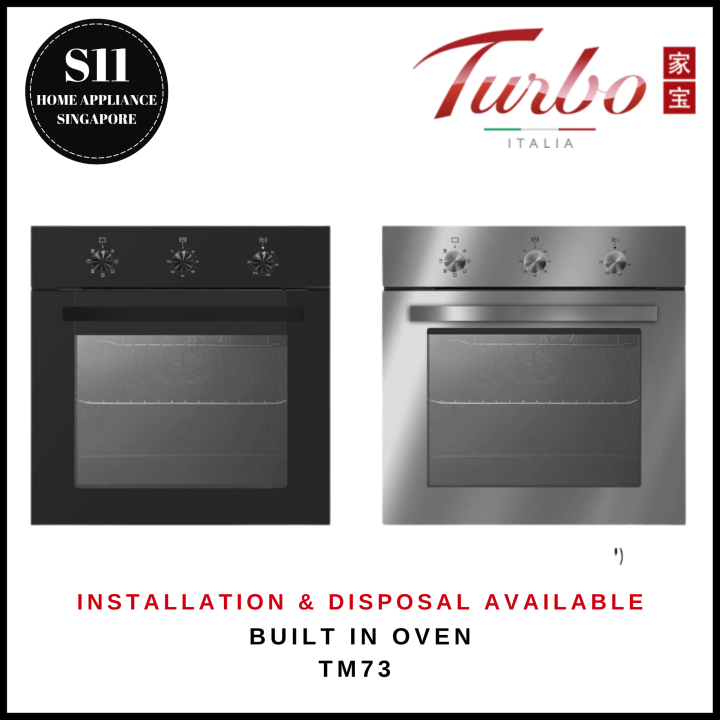 TURBO ITALIA – TM73 SERIES 60CM BUILT IN ELECTRIC OVEN - 1 YEAR WARRANTY | Lazada Singapore