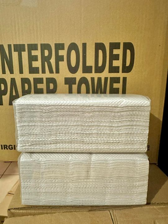 Kitchen Towel Tissue Interfolded 150Pulls (Off White Shade) | Lazada PH