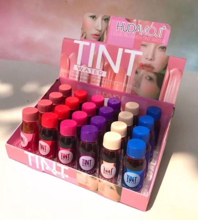Tint Water Hudamoji 24pcs/1box Liptint | Lazada