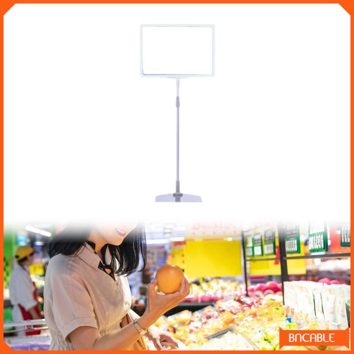 BNCABLE Adjustable Sign Holder Promotional Sign Note Holder Heavy Duty ...