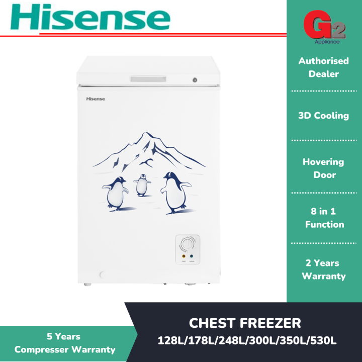 HISENSE CHEST FREEZER (128L/178L/248L/300L/350L/500L) - HISENSE ...