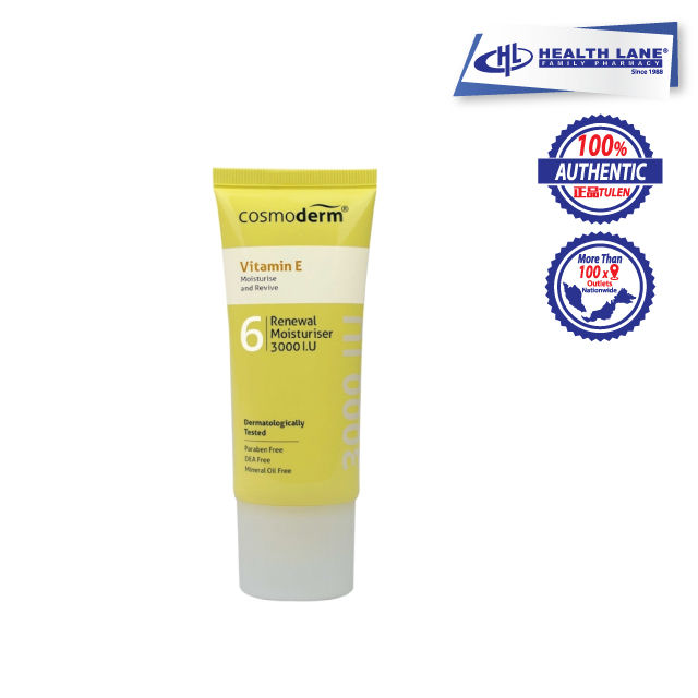 COSMODERM VIT E RENEWAL MOISTURISER 3000IU (50G) | Lazada