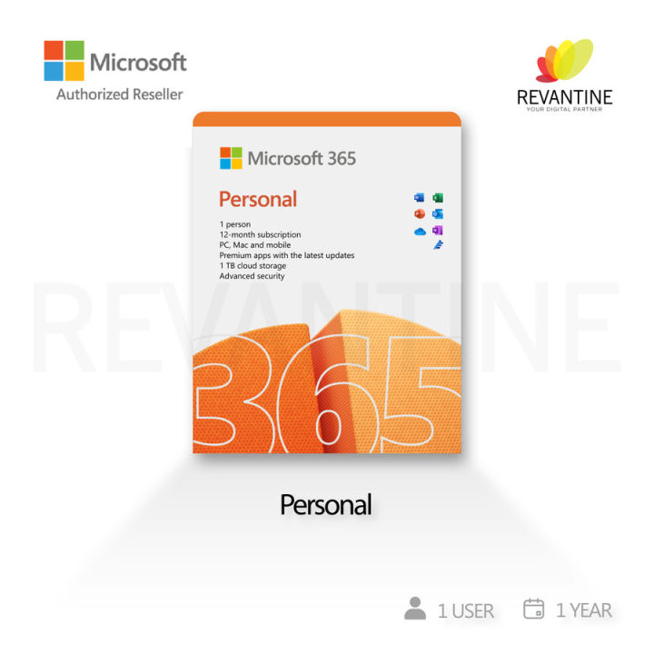 Microsoft Office 365 Personal ESD - 1 User 5 Device 1 Year | Lazada ...