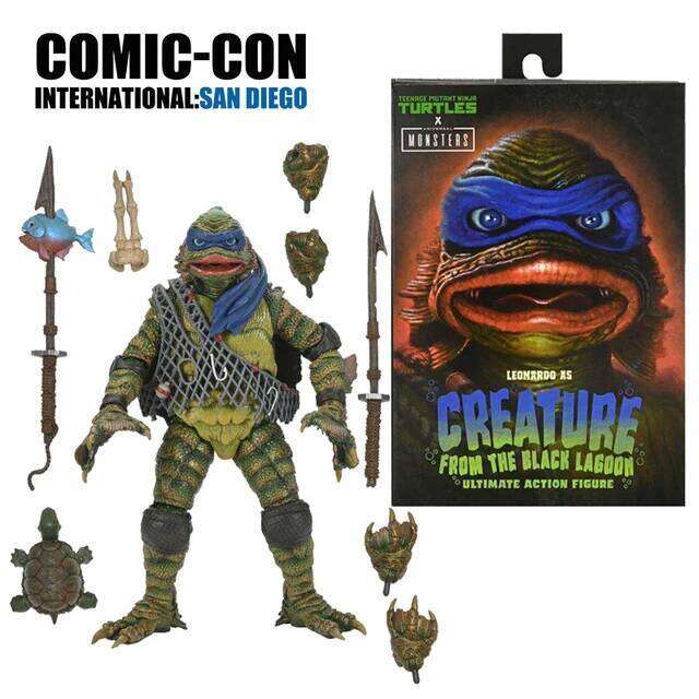 NECA Universal Monsters/Teenage Mutant Ninja Turtles 7” Scale Action ...