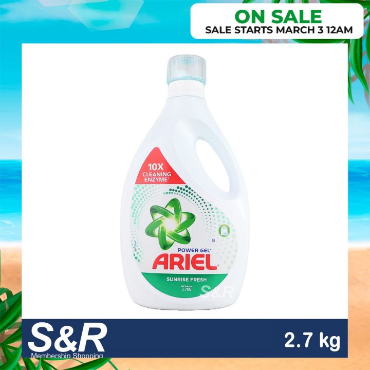 Fast send Ariel Sunrise Fresh Liquid Laundry Detergent 2.43kg | Lazada PH