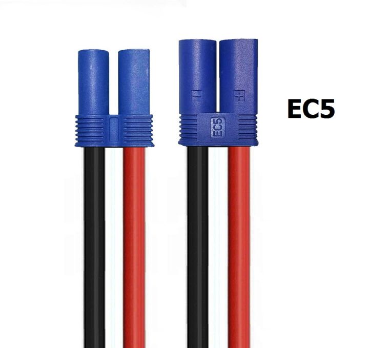 [ร้านในไทย] หัว EC5 พร้อมสายไฟซิลิโคนขนาด 10/12 awg | Lazada.co.th