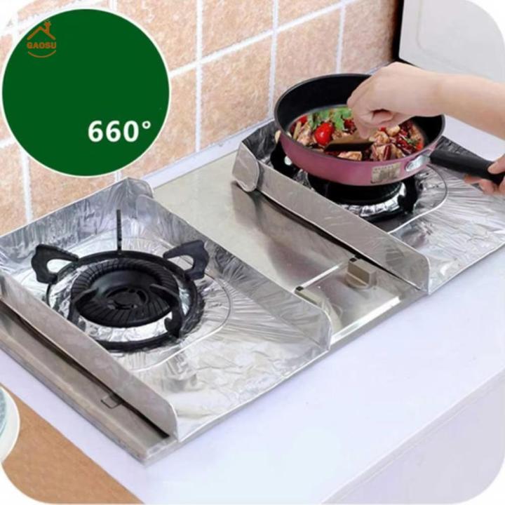 GAOSU 10Pcs/Bag ผิวไม่ติด แผ่นกันน้ำมันสำหรับเตา ทนความร้อน โปรเฟสชันแน ...