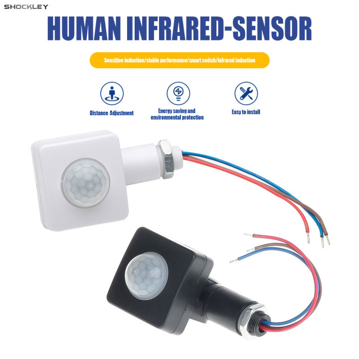 Shockley AC85-265V Mini Human Body Infrared Motion Sensor Switch LED ...