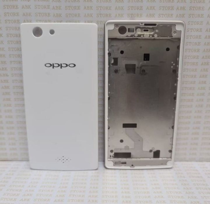 Casing Fullset Oppo Neo 5 R1201 Warna Putih | Housing Frame Backdoor ...