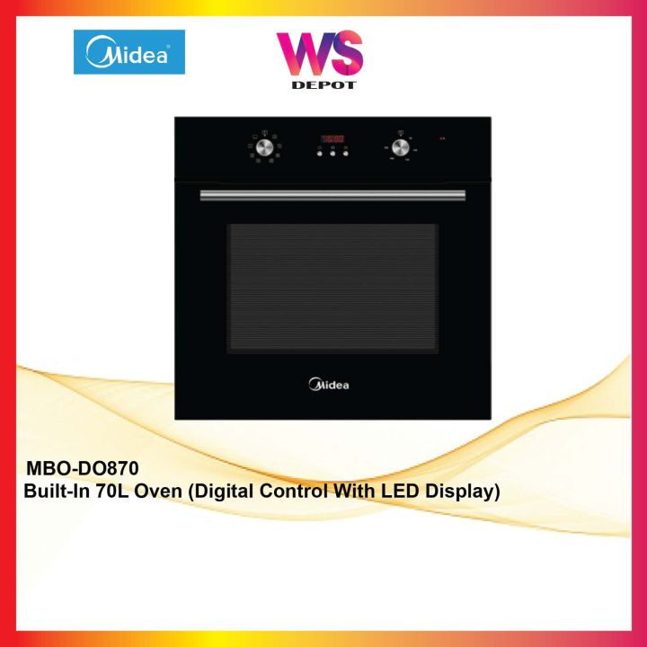 Midea Built In Oven (70L) MBO-D0870 Midea Oven MBOD0870 Built In 60cm ...