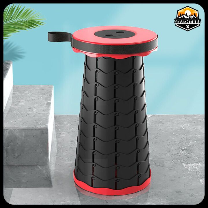 #02AX Portable Retractable Stool Outdoor Furniture Travel Chairs Stool ...