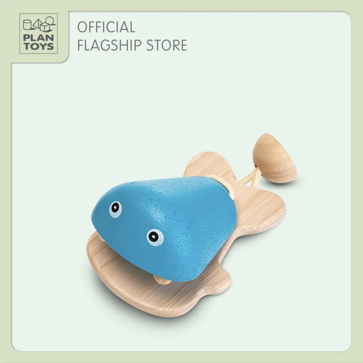 PlanToys ของเล่นไม้ Fish Castanet กรับปลา เสริมพัฒนาการ สำหรับเด็กอายุ 12 เดือน ขึ้นไป | Lazada ...