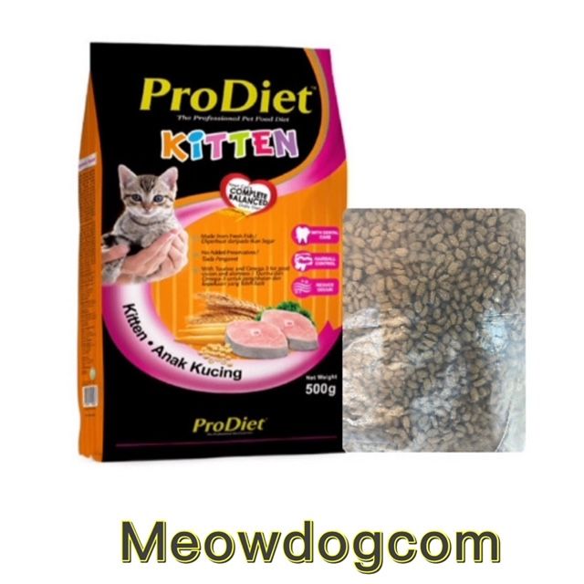 ProDiet Kitten Ocean Fish & Milk Cat Dry Food Repack 1kg | Lazada