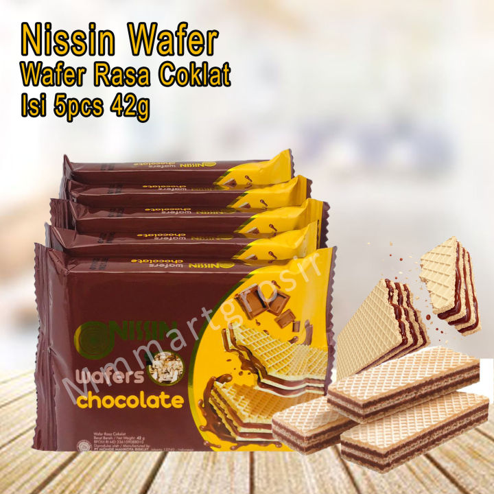 Nissin / Wafer Chocolate / Wafer Rasa Coklat / Isi 5pcs | Lazada Indonesia