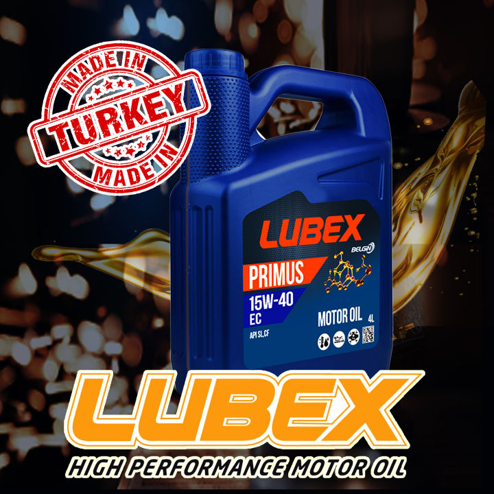 Lubex 15W40 EC Engine Oil 4l Mineral Engine Oil For Toyota Honda Lexus ...