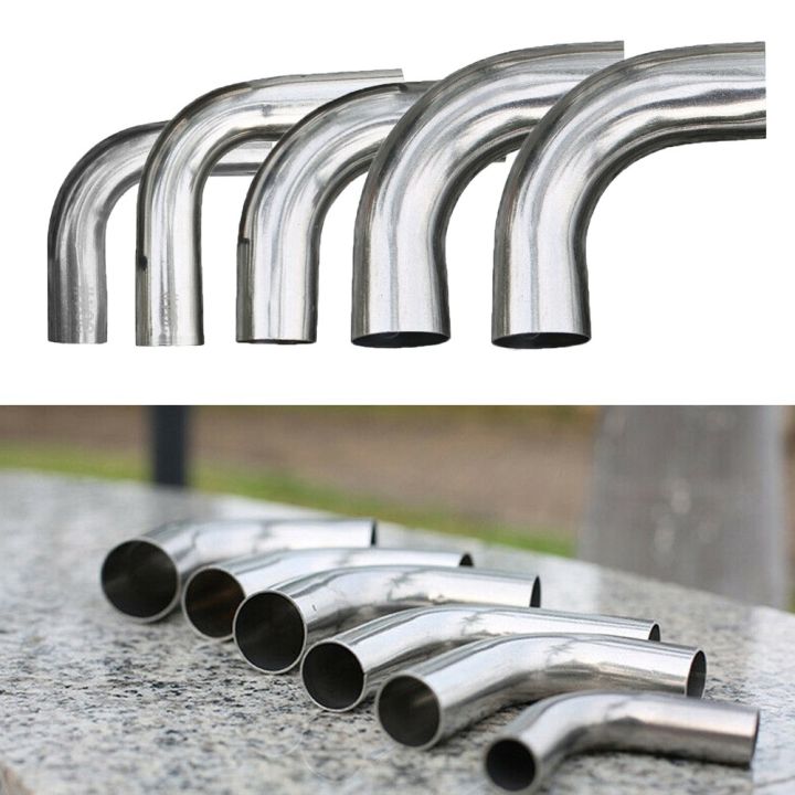 Stainless Steel Elbow 90 Degree Round Tube Mandrel Bend Polished Pipe ...