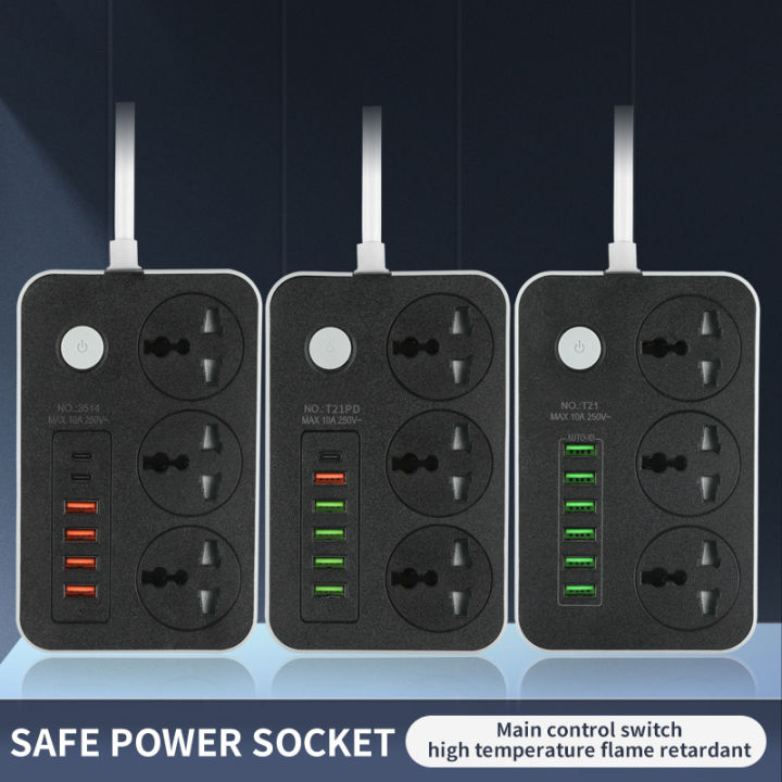 Cross-Border Universal Wiring Power Plug Board Porous Position USB ...