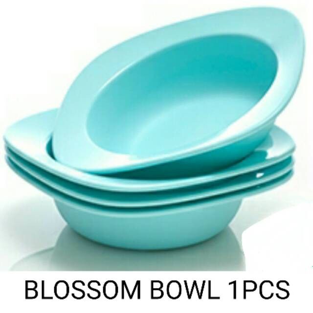 Pretty Lily Bowl (4) Biru Mangkok Tupperware | Lazada Indonesia