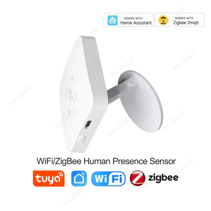 Tuya Smart Wifi/zigbee Human Presence Sensor 24G 5.8G มิลลิเมตรการตรวจจับเรดาร์ MmWave Motion ...