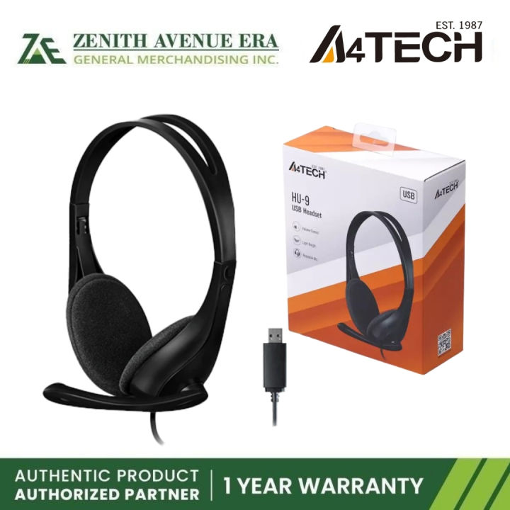 A4tech HU-9 USB Headset | Lazada PH