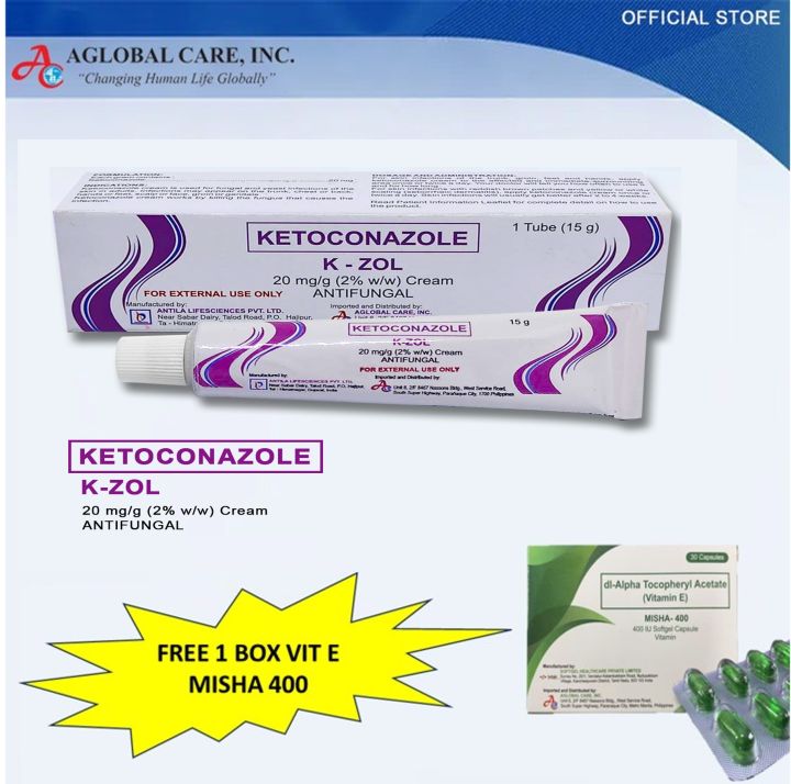 K-Zol Anti-Fungal Topical Solution + Vit E Misha 400 | Lazada PH