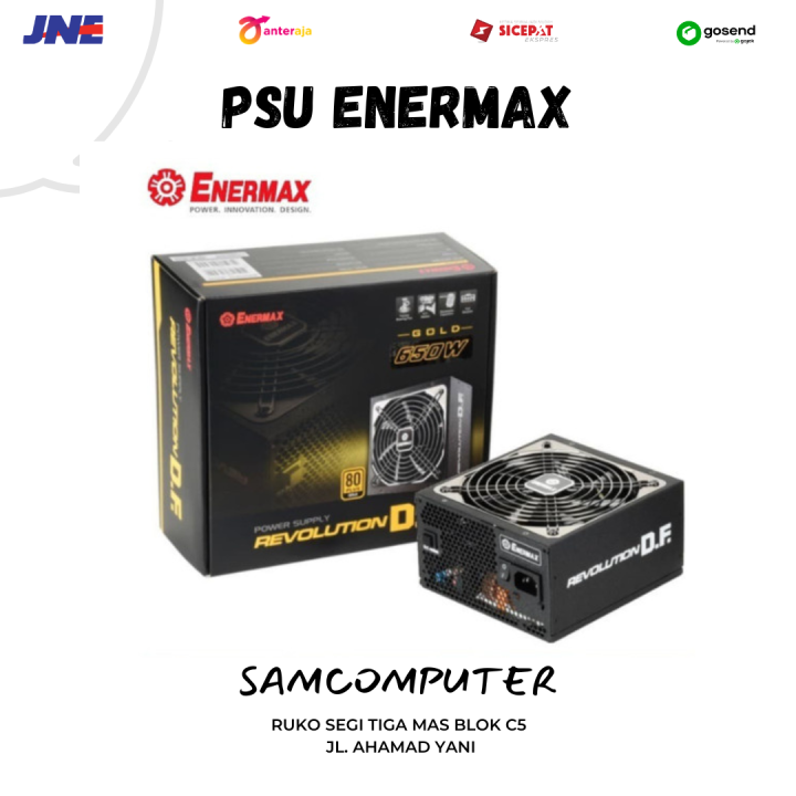 ENERMAX PSU Revolution DF 650W 80+ Gold Full Modular | Lazada Indonesia