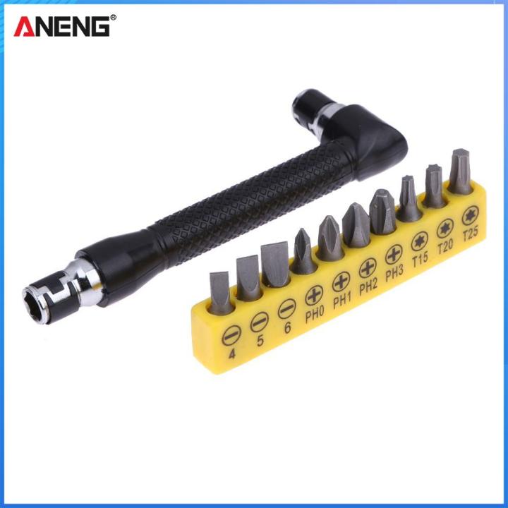 10 in 1 Socket Screwdriver Set Precision L-shaped Angle Head | Lazada