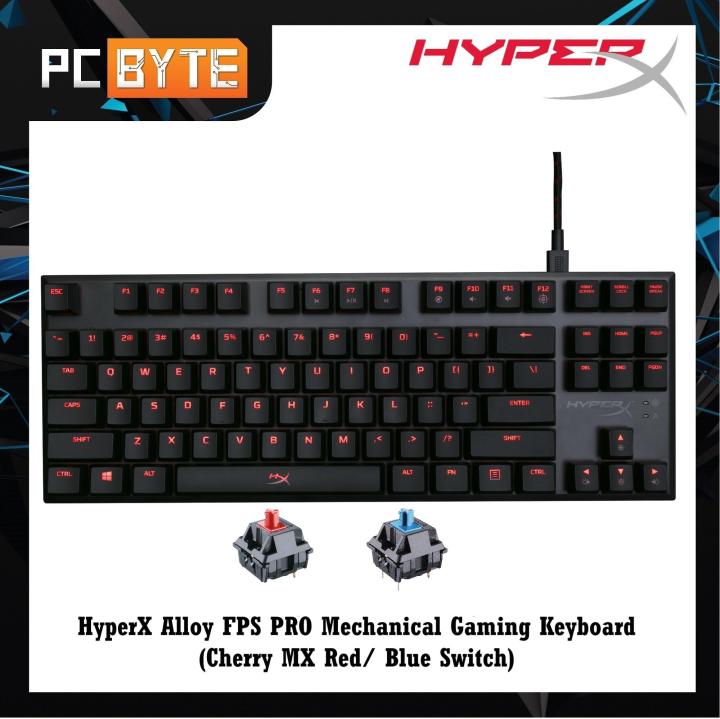 HyperX Alloy FPS PRO Mechanical Gaming Keyboard (Cherry MX Red/ Blue ...