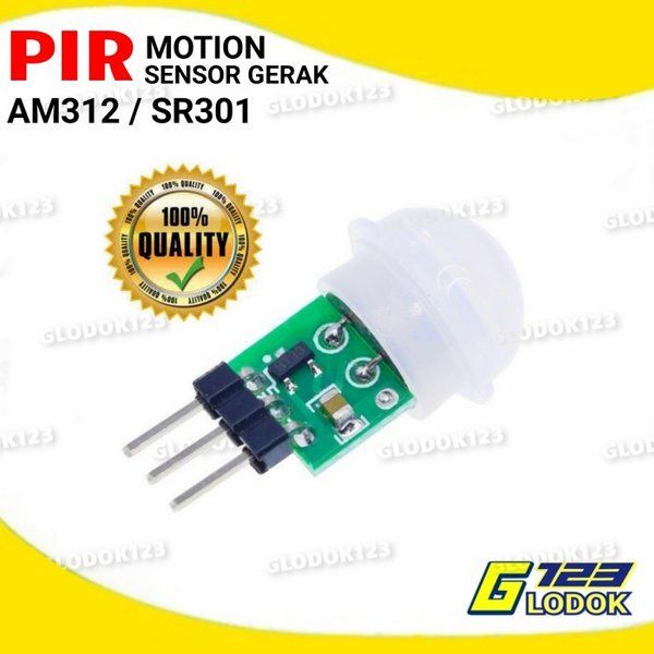 PIR Human Motion Detector Module Sensor Gerak Mini Body SR301 AM312 ...