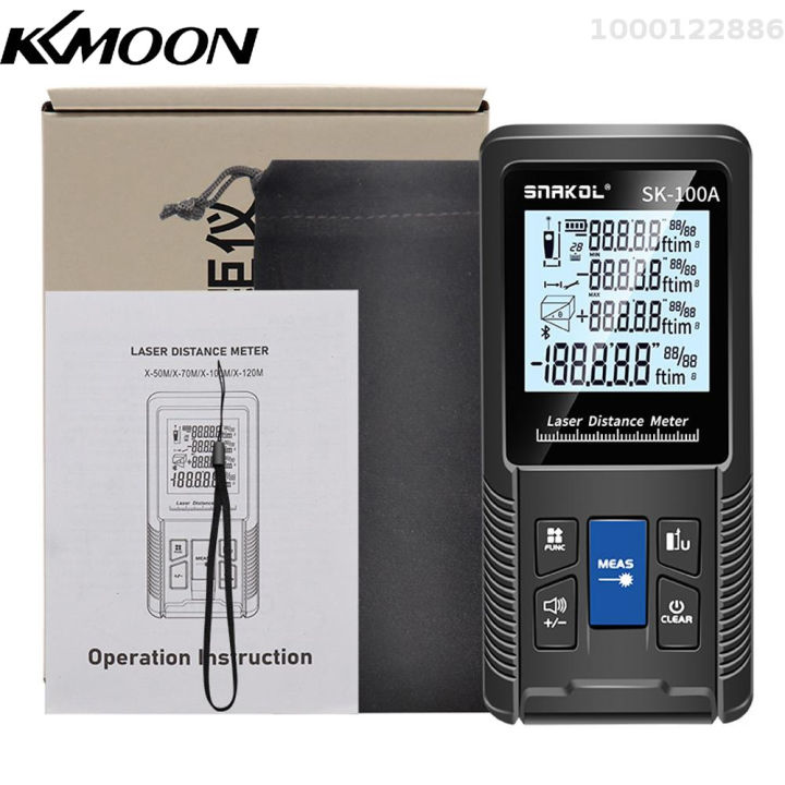 KKmoon Intelligent Laser Rangefinder Digital Laser Distance Meter with ...