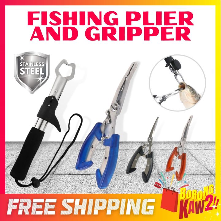 16cm Stainless Steel Fish Fishing Plier and BL-039 Fish Gripper Max ...
