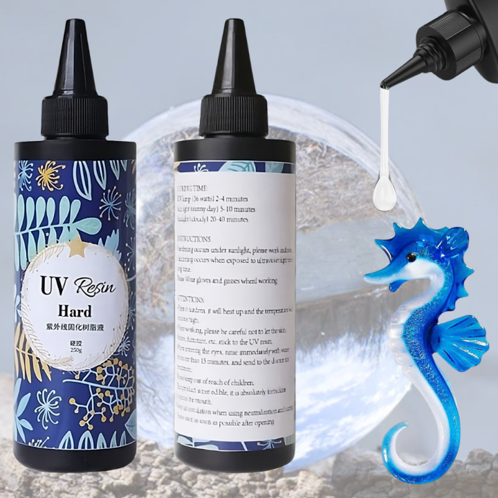 Keo Resin UV - Loại Cứng - Nhanh khô Trong suốt - 100G - Đổ Khuôn Handmade Resin | Lazada.vn