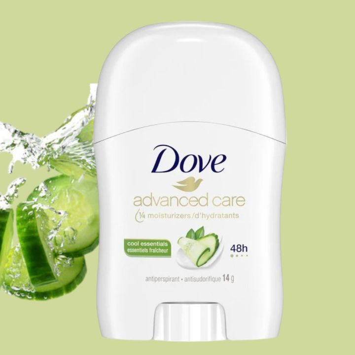 Dove Advanced Care Cool Essentials Antiperspirant Deodorant 14g Travel Size (โดฟโรลออนขนาดพกพา ...
