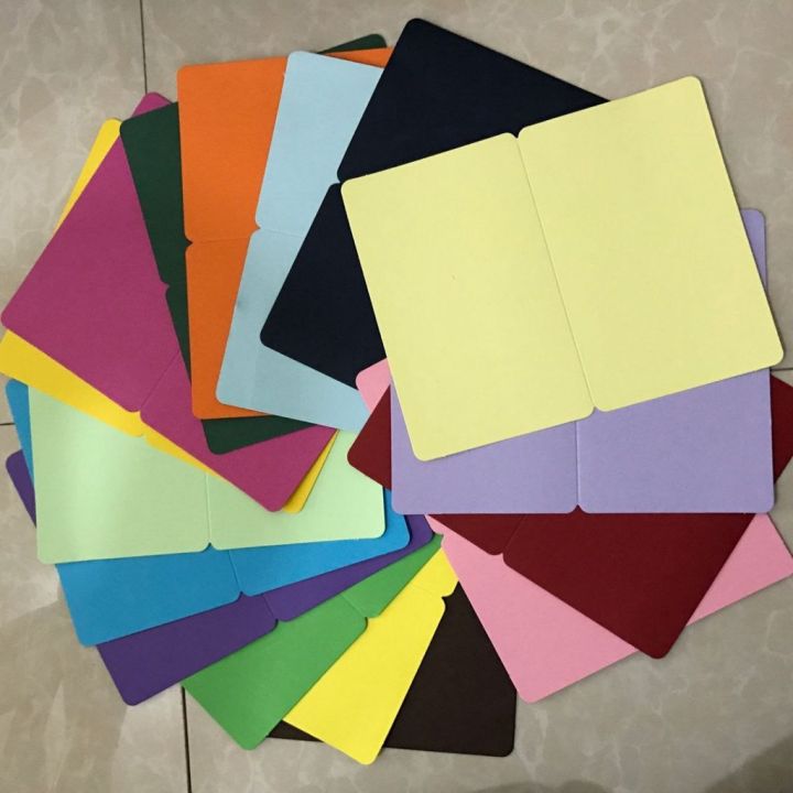 10pcs Giant Blank Plain Card Greeting card Empty Flash Card DIY Kraft ...